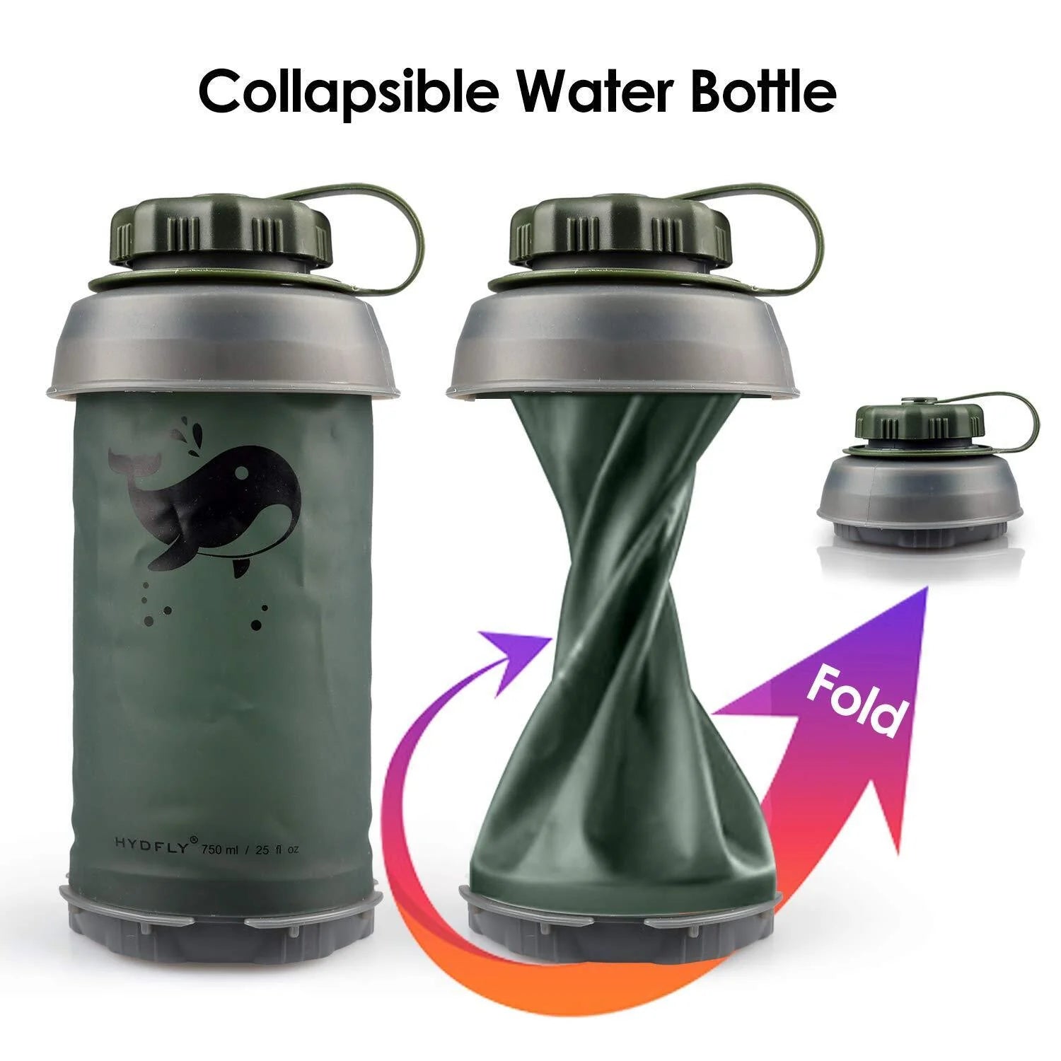 Small Collapsible Water Bottle With Carbon Filter – Membrane Solutions